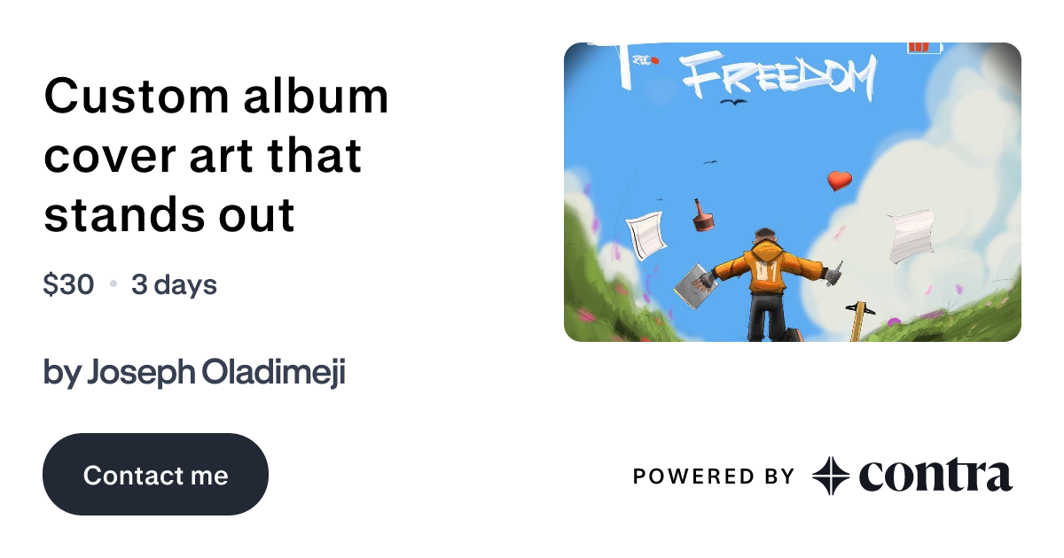 Custom album cover art that stands out by Joseph Oladimeji
