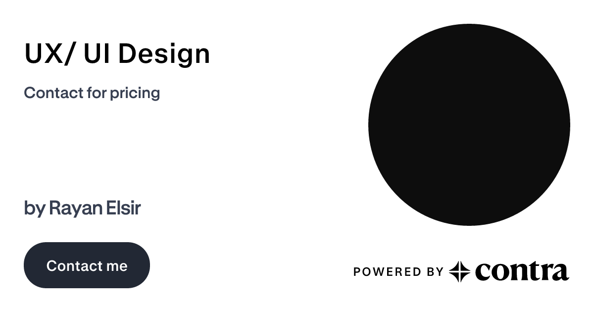 UX/ UI Design by Rayan Elsir
