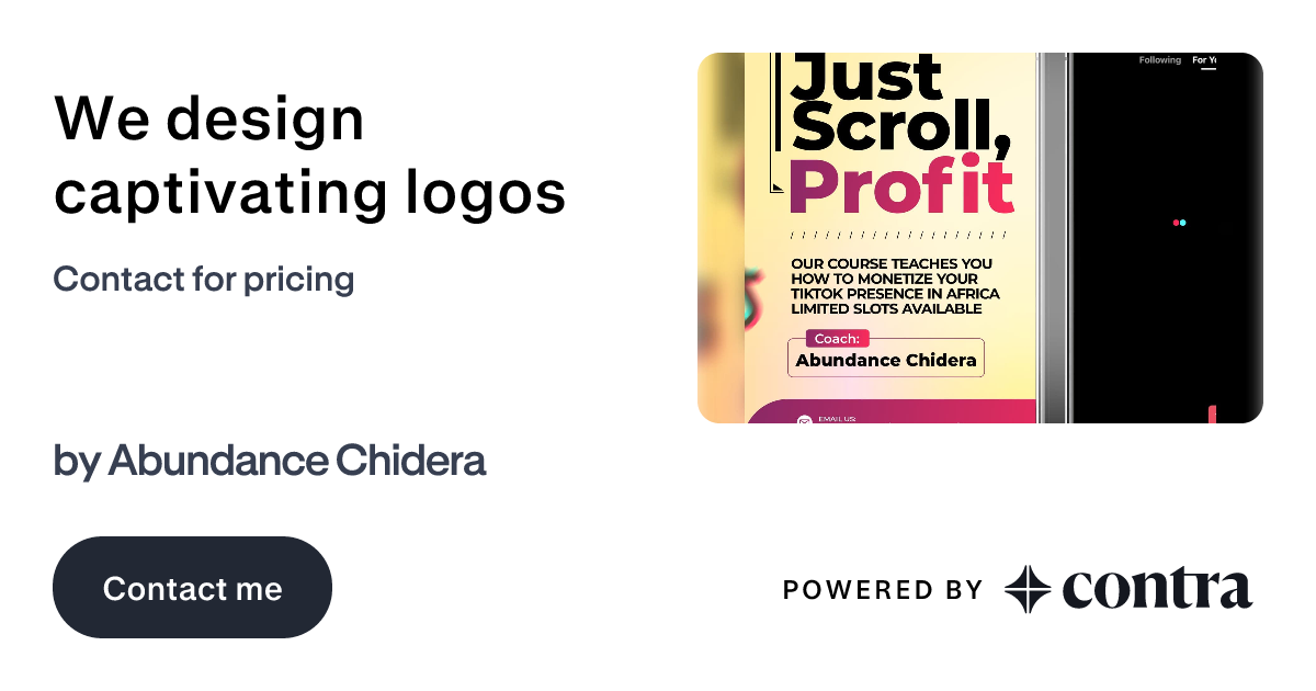 We design captivating logos by Abundance Chidera