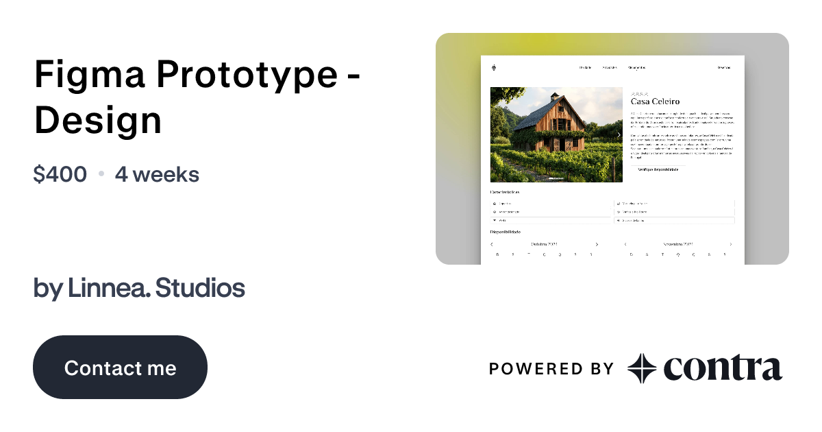 Figma Prototype - Design by Linnea. Studios