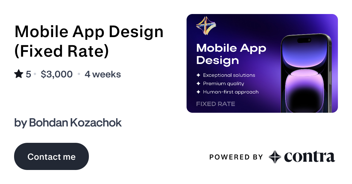 📱 Top-Notch Mobile App Design by Bohdan Kozachok