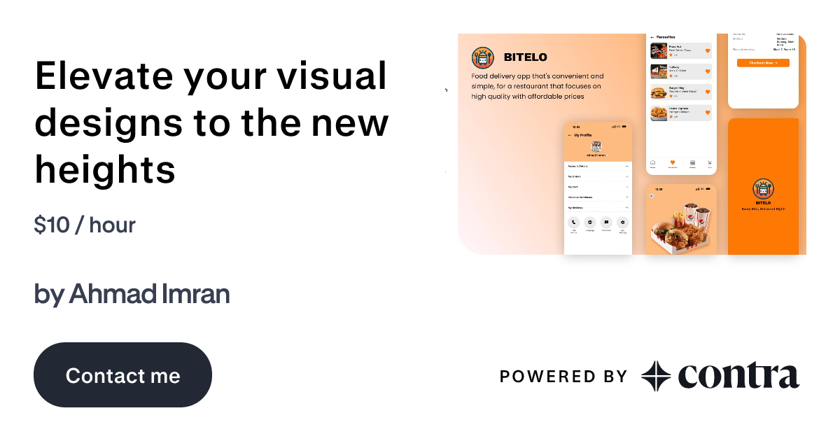 Elevate your visual designs to the new heights by Ahmad Imran