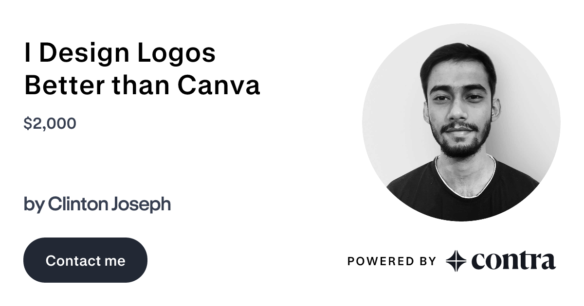 I Design Logos Better than Canva by Clinton Joseph