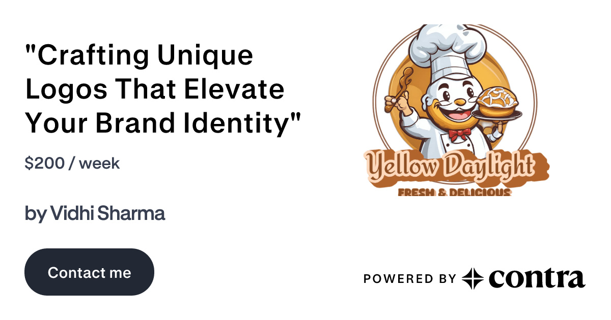 "Crafting Unique Logos That Elevate Your Brand Identity" by Vidhi Sharma
