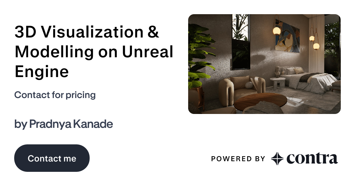 3D Visualization & Modelling on Unreal Engine by Pradnya Kanade