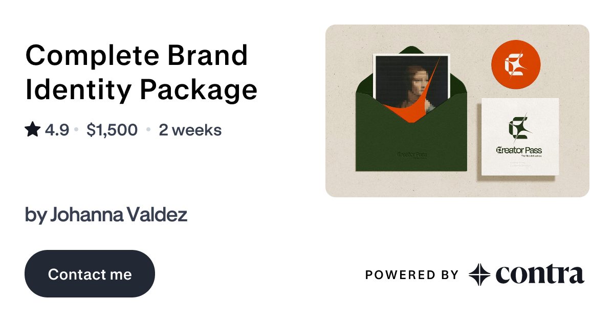 Complete Brand Identity Package by Johanna Valdez