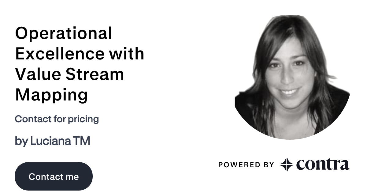 Operational Excellence with Value Stream Mapping by Luciana TM