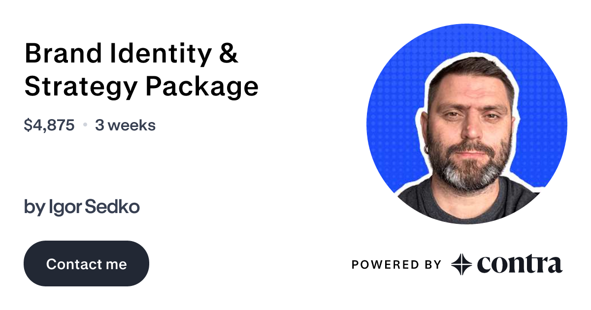 Brand Identity & Strategy Package by Igor Sedko