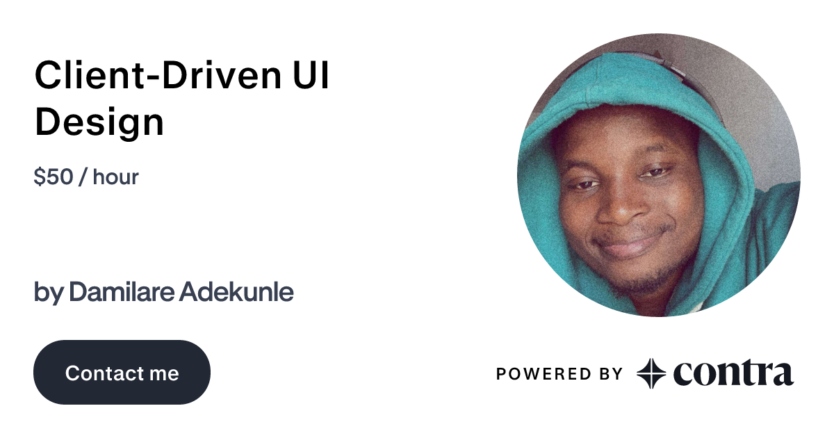 Client-Driven UI Design by Damilare Adekunle