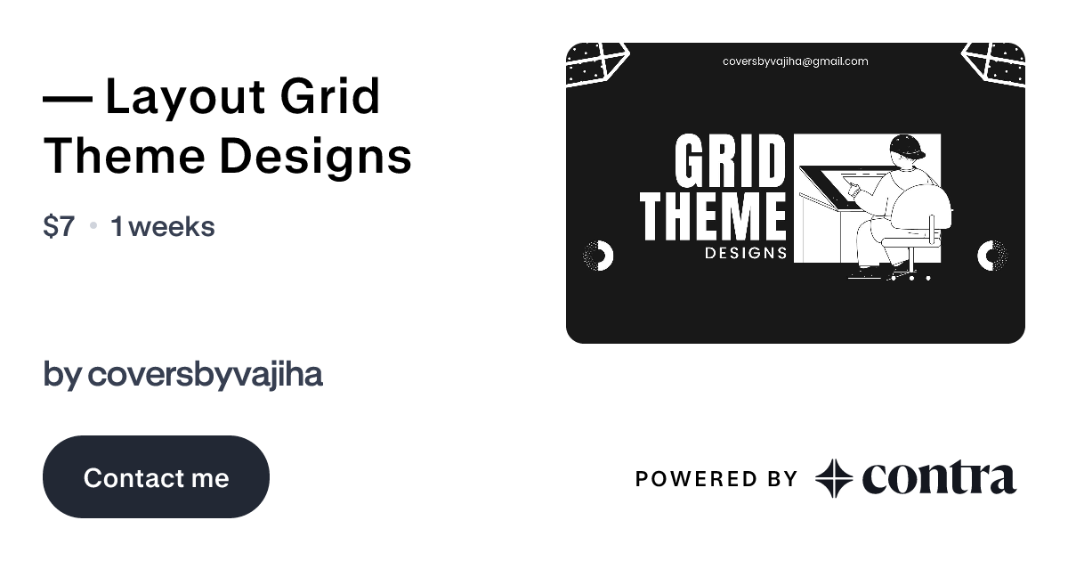 Layout Grid Theme Designs by coversbyvajiha