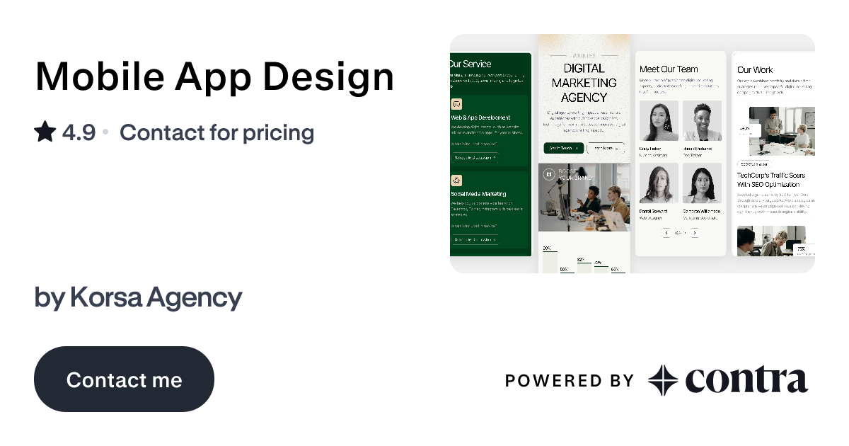 Mobile App Design by Korsa Agency