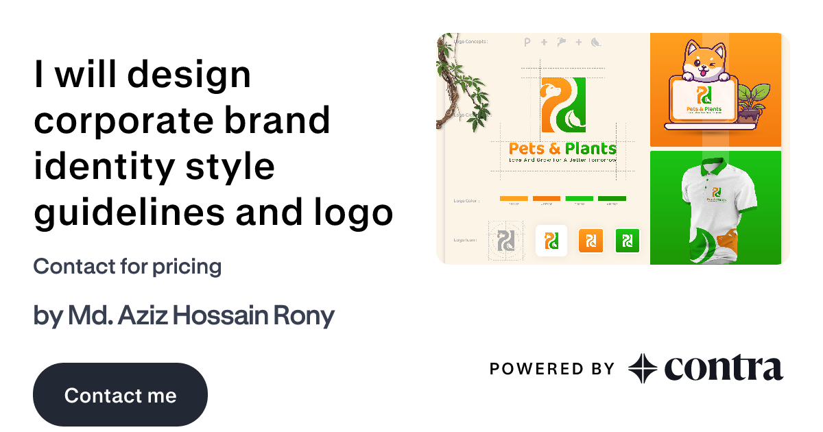 I will design corporate brand identity style guidelines and logo by Md ...