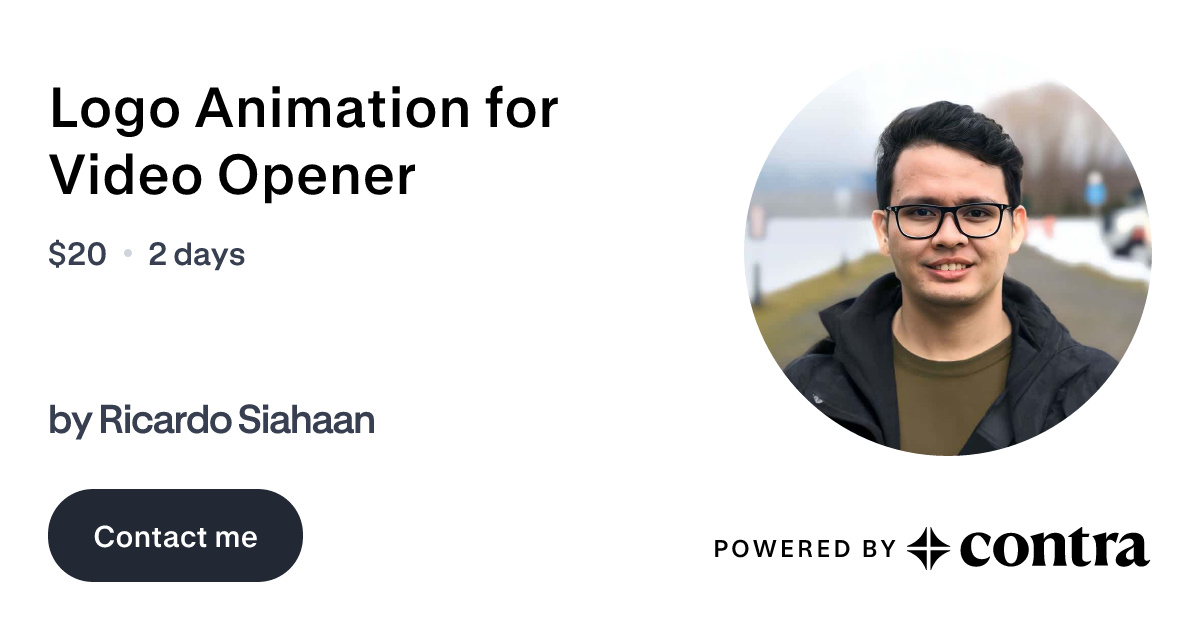 Logo Animation for Video Opener by Ricardo Siahaan