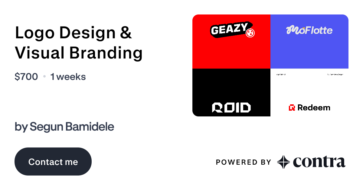 Logo Design & Visual Branding by Segun Bamidele