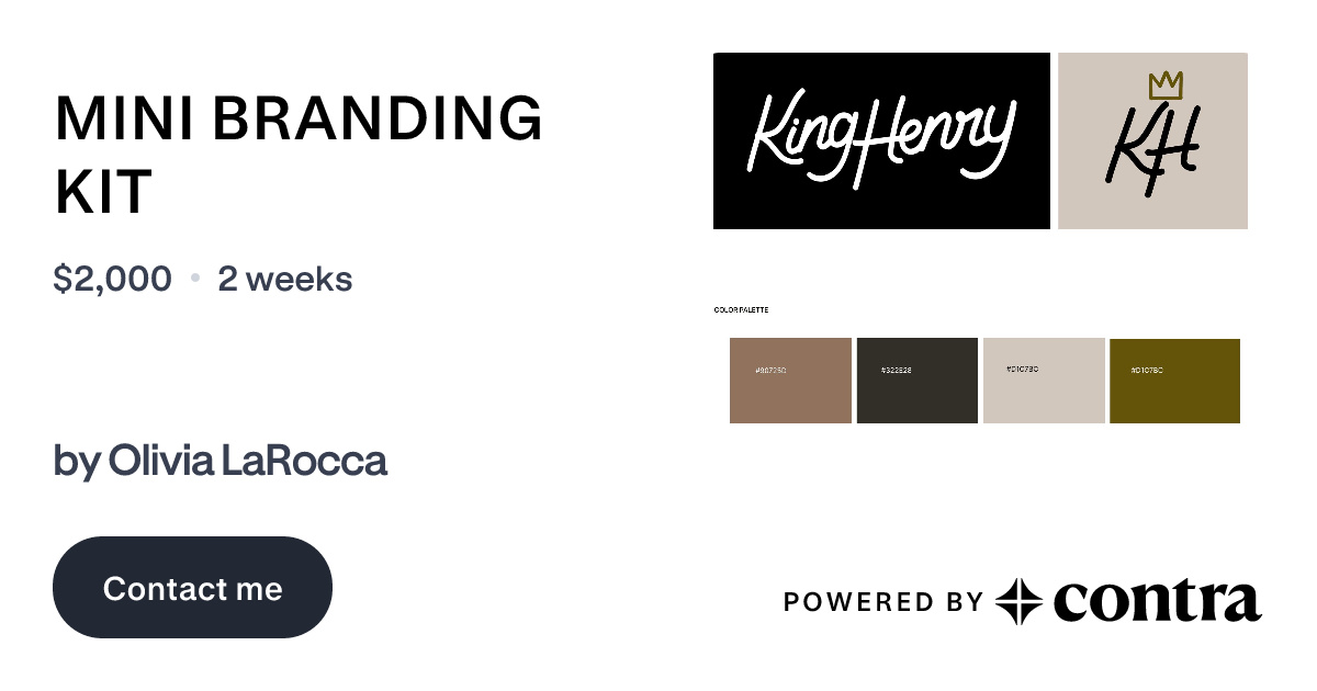MINI BRANDING KIT by Olivia LaRocca