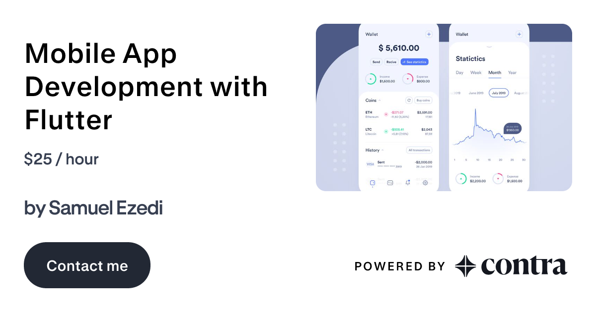 Mobile App Development with Flutter by Samuel Ezedi