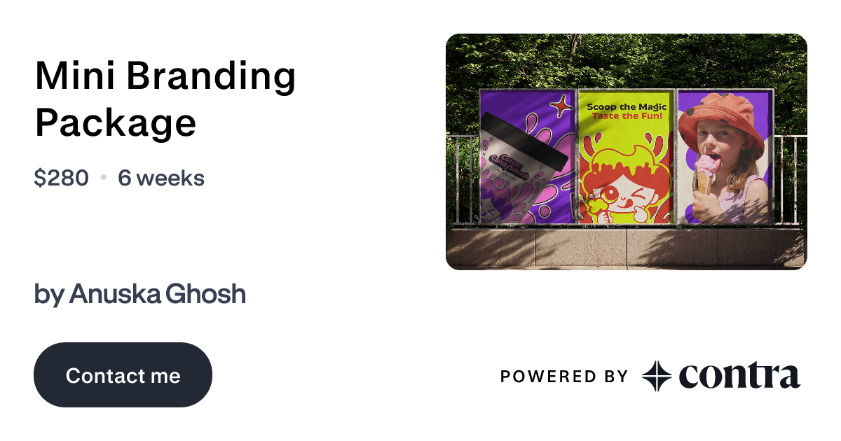 Mini Branding Package by Anuska Ghosh