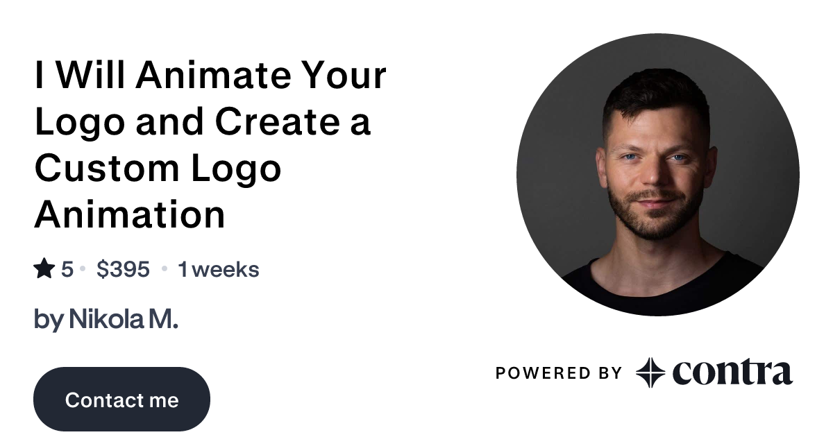 I Will Animate Your Logo and Create a Custom Logo Animation by Nikola ...