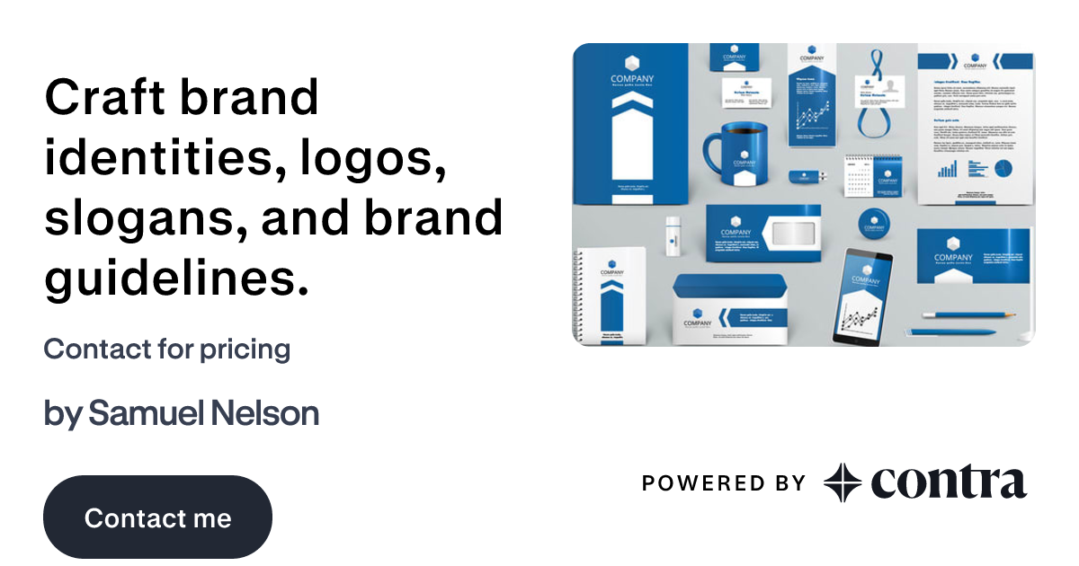 Craft brand identities, logos, slogans, and brand guidelines. by Samuel ...