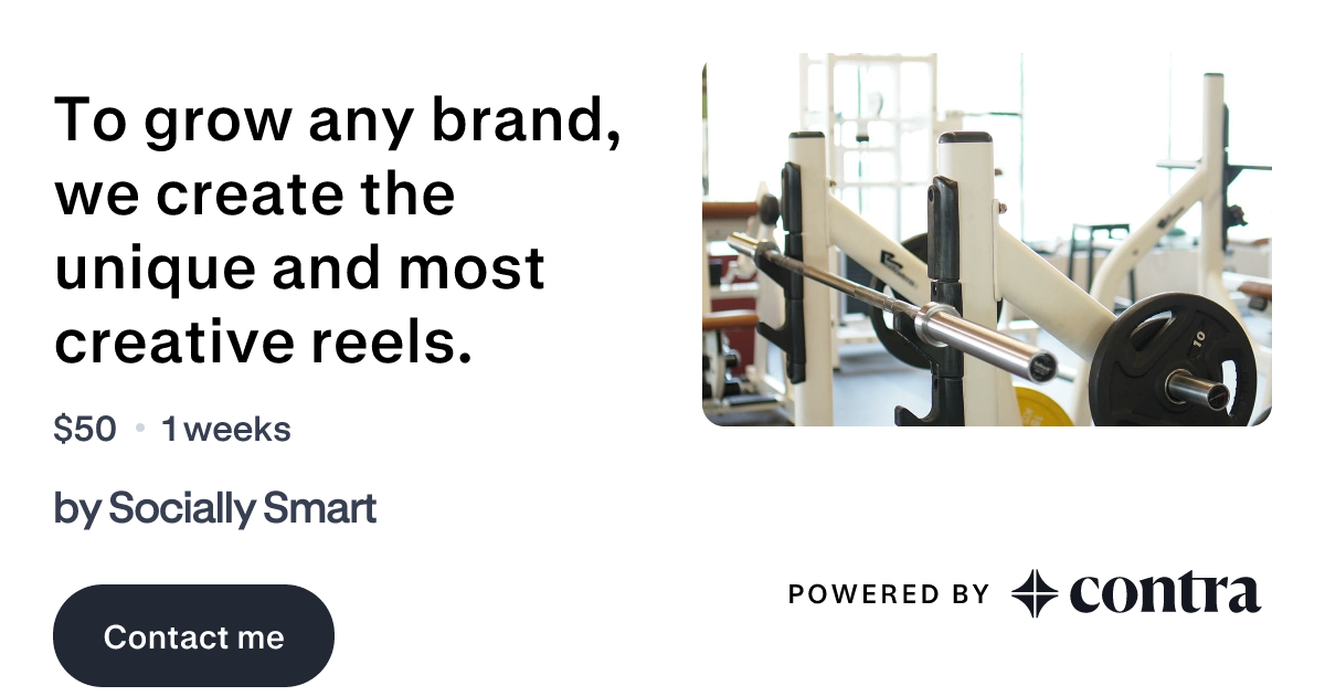 To grow any brand, we create the unique and most creative reels. by ...