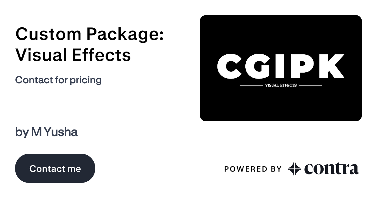 Custom Package: Visual Effects by M Yusha
