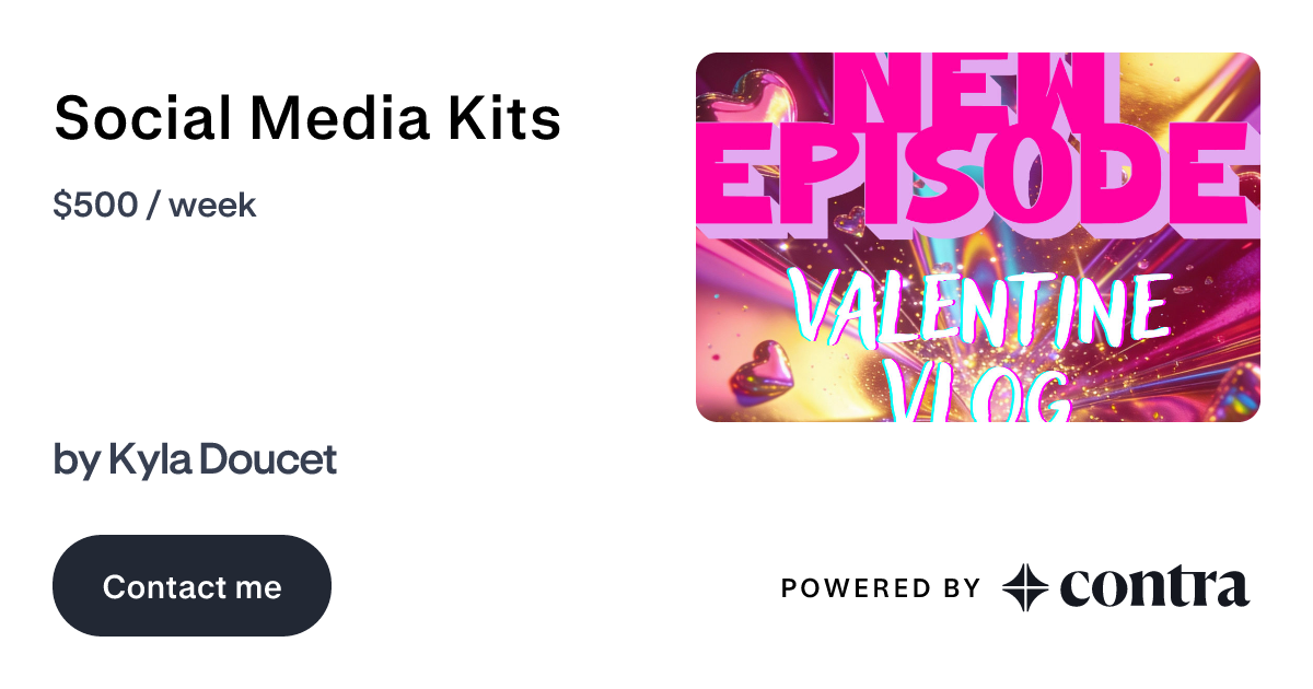 Social Media Kits by Kyla Doucet