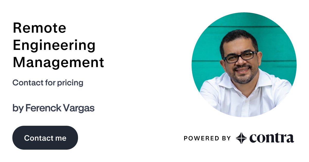 Remote Engineering Management by Ferenck Vargas
