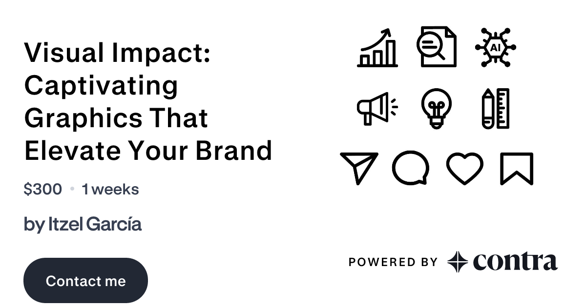 Visual Impact: Captivating Graphics That Elevate Your Brand by Itzel García