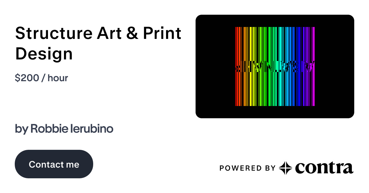 Structure Art And Print Design By Robbie Ierubino 6846
