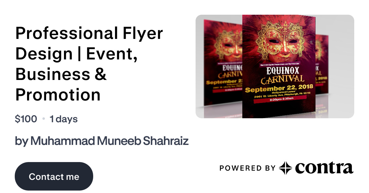 Professional Flyer Design | Event, Business & Promotion by Muhammad ...
