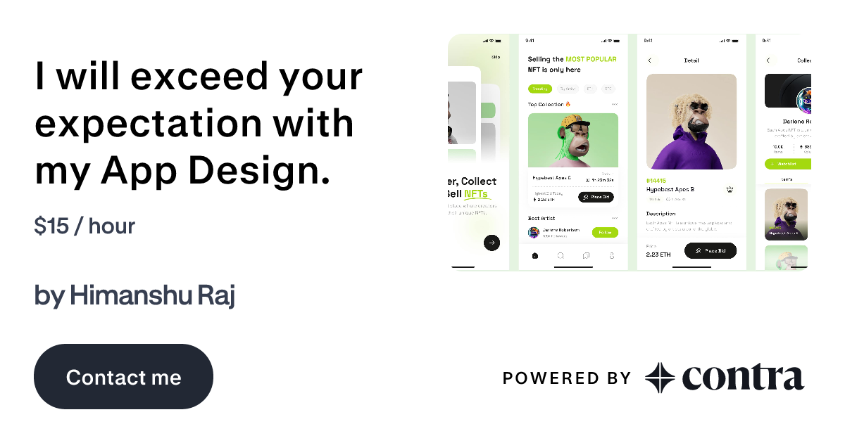 I will exceed your expectation with my App Design. by Himanshu Raj