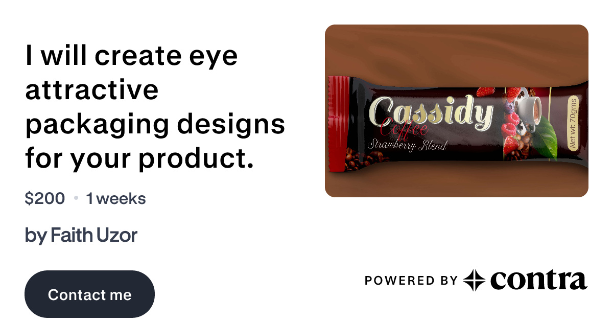 I will create eye attractive packaging designs for your product. by ...