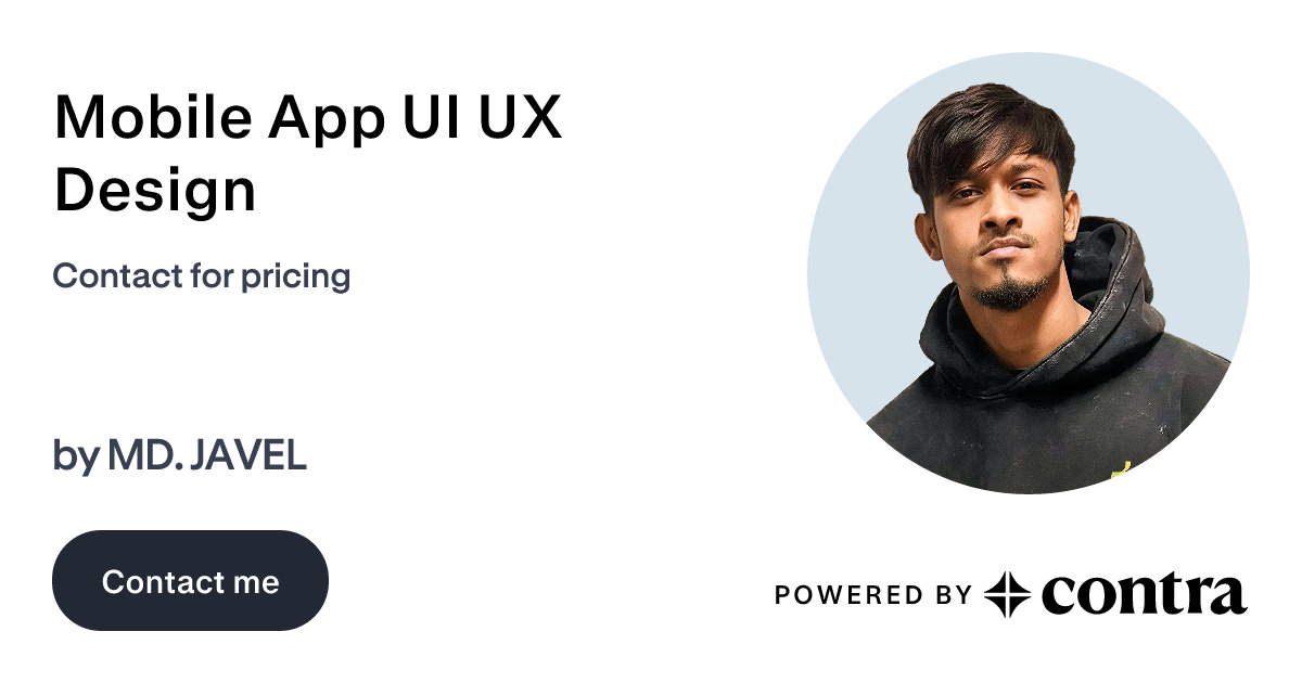 Mobile App UI UX Design by MD. JAVEL