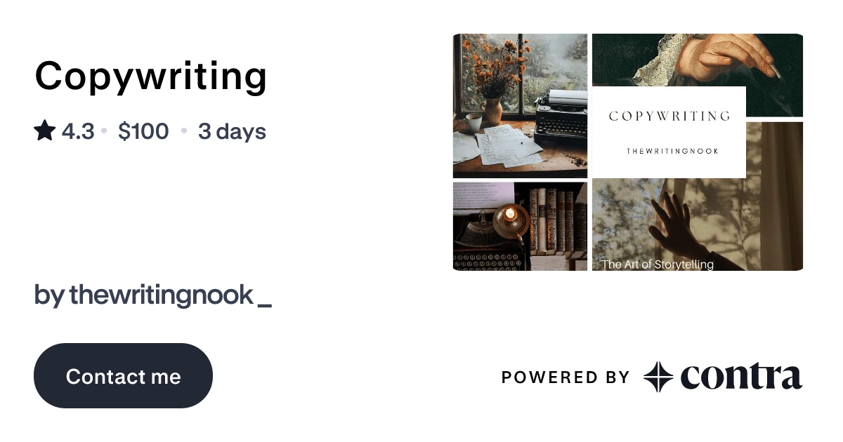 Copywriting by thewritingnook