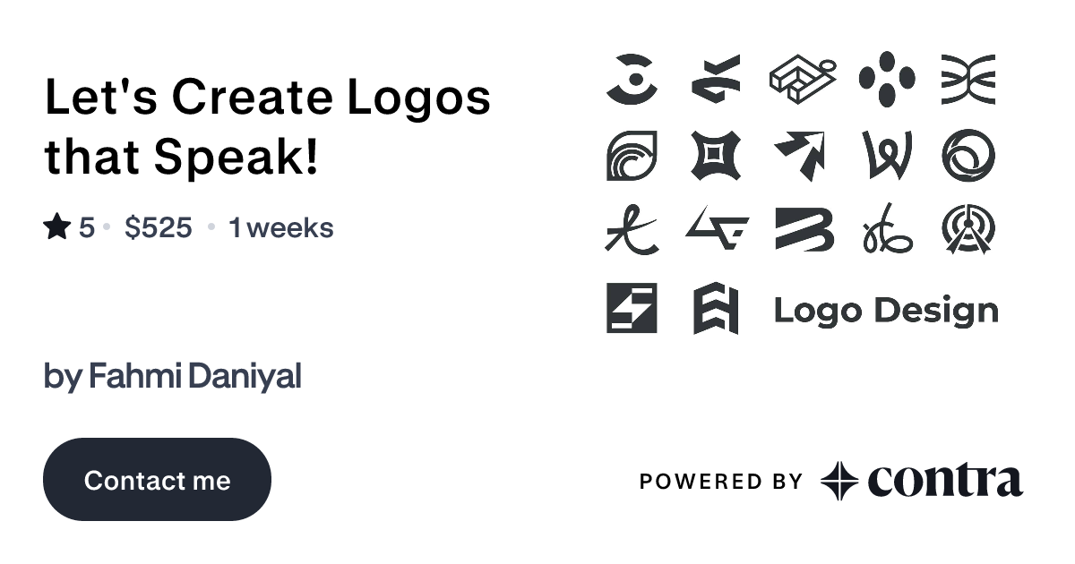 Let's Create Logos that Speak! by Fahmi Daniyal