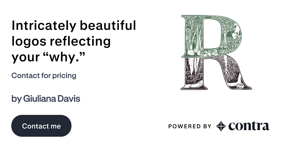 Intricately beautiful logos reflecting your “why.” by Giuliana Davis