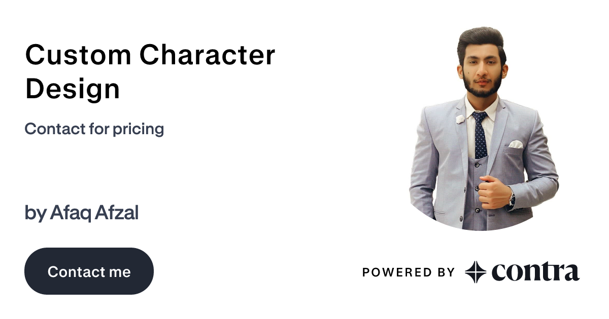 Custom Character Design by Afaq Afzal