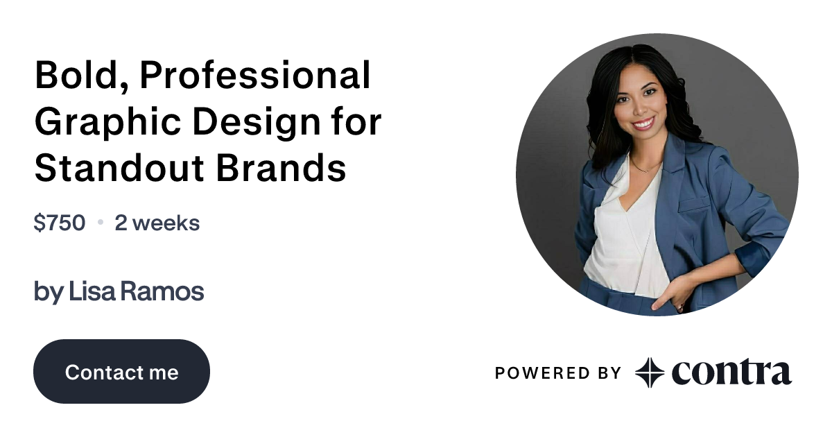 Bold, Professional Graphic Design for Standout Brands by Lisa Ramos
