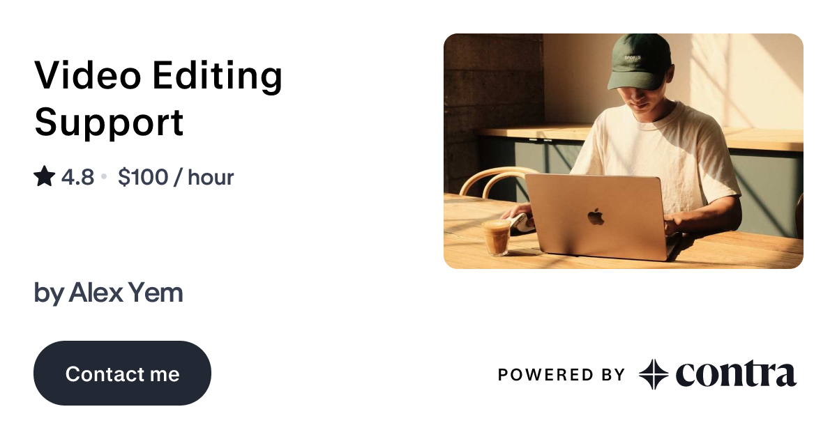 Video Editing Support by Alex Yem