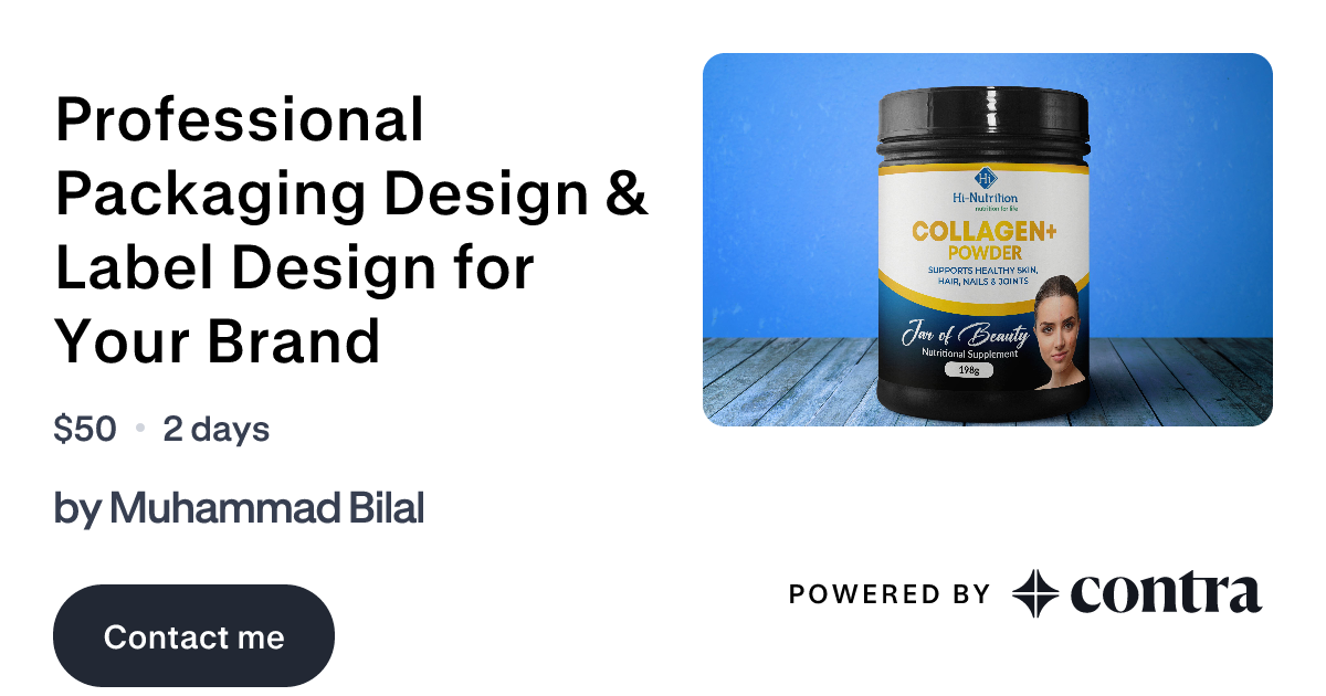 Professional Packaging Design & Label Design for Your Brand by Muhammad ...