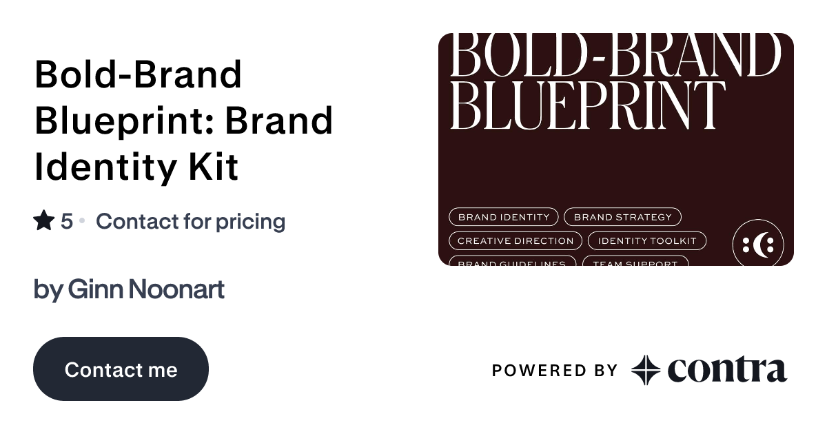 Bold-Brand Blueprint: Brand Identity Kit by Ginn Noonart