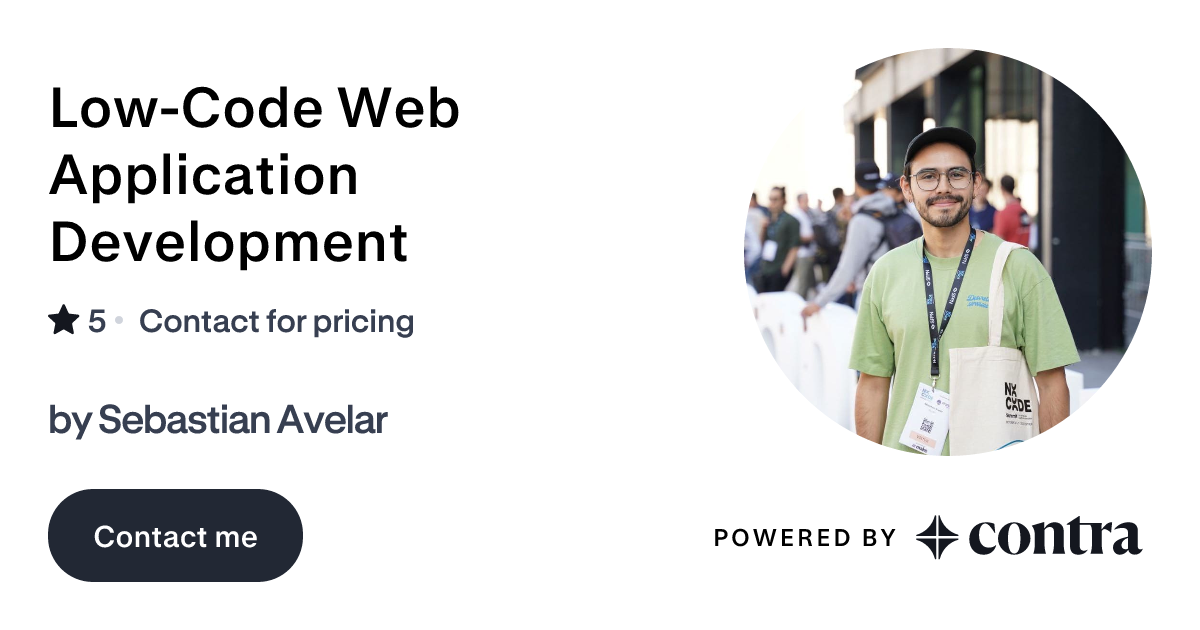 Low-Code Web Application Development by Sebastian Avelar →