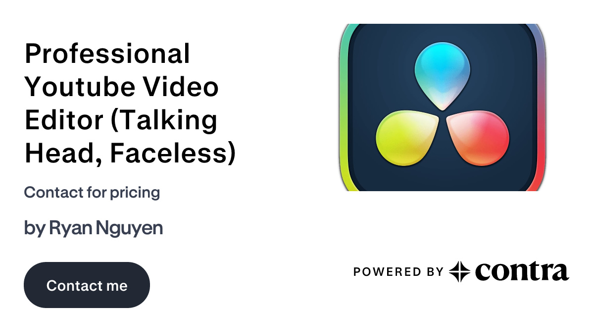 Professional Youtube Video Editor (Talking Head, Faceless) by Ryan Nguyen