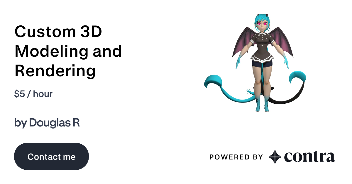 Custom 3D Modeling and Rendering by Douglas R