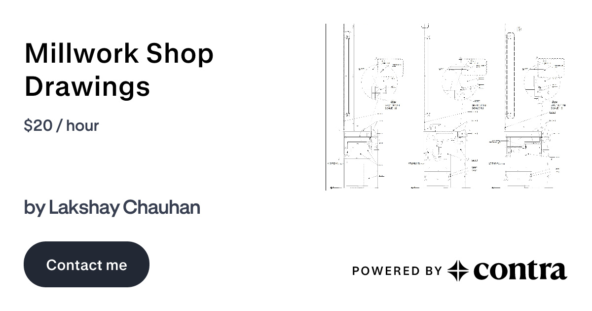 Millwork Shop Drawings by Lakshay Chauhan