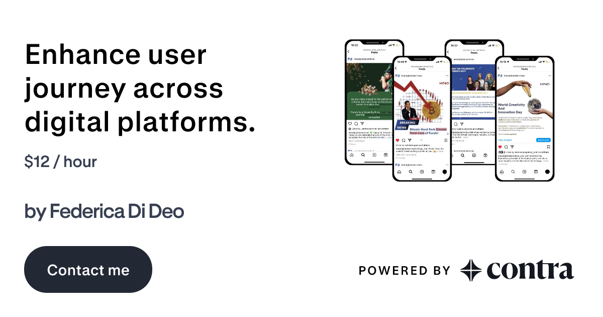 Enhance user journey across digital platforms. by Federica Di Deo