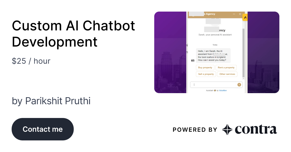 Custom AI Chatbot Development by Parikshit Pruthi Custom AI Chatbot Development by Parikshit Pruthi
