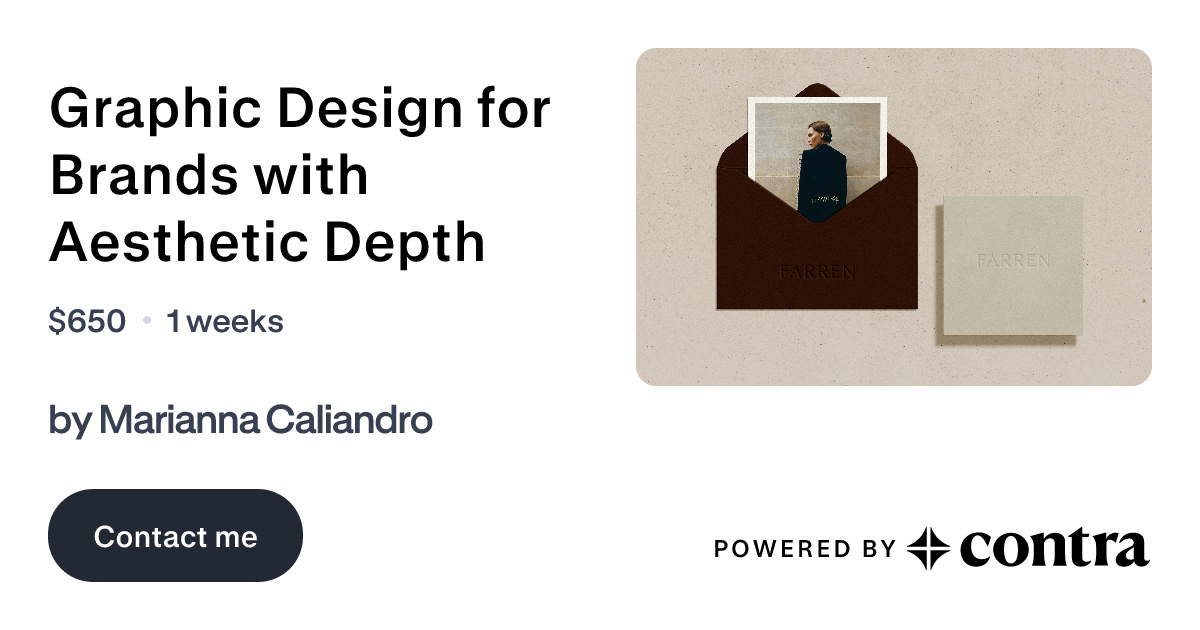 Graphic Design for Brands with Aesthetic Depth by Marianna Caliandro