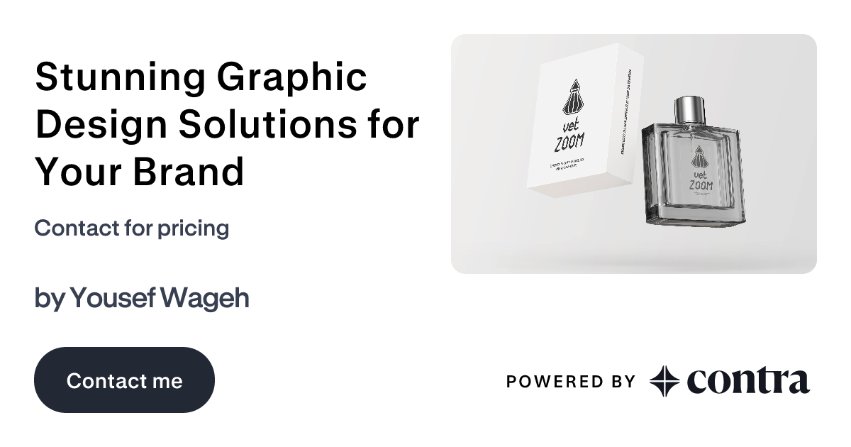 Stunning Graphic Design Solutions for Your Brand by Yousef Wageh
