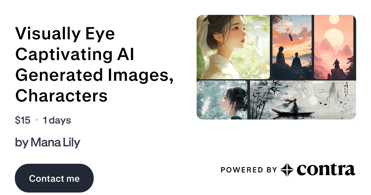 Visually Eye Captivating AI Generated Images, Characters by Maduhansi ...
